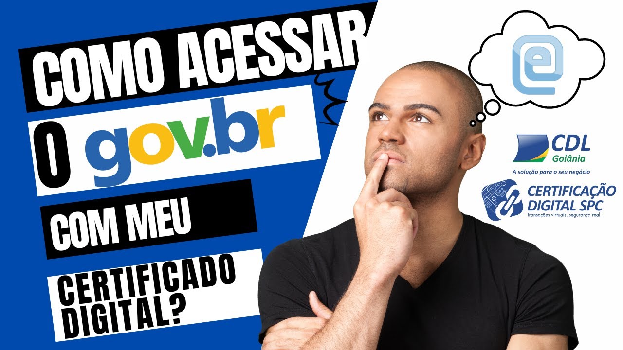 Como acessar ao gov.br com  meu certificado digital?