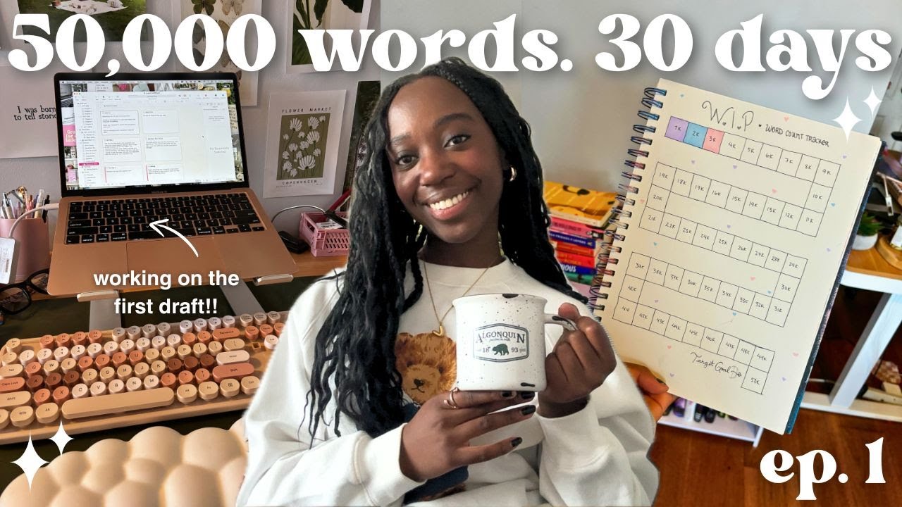 writing a BOOK in a MONTH!! 🖊️ novel november ep.1