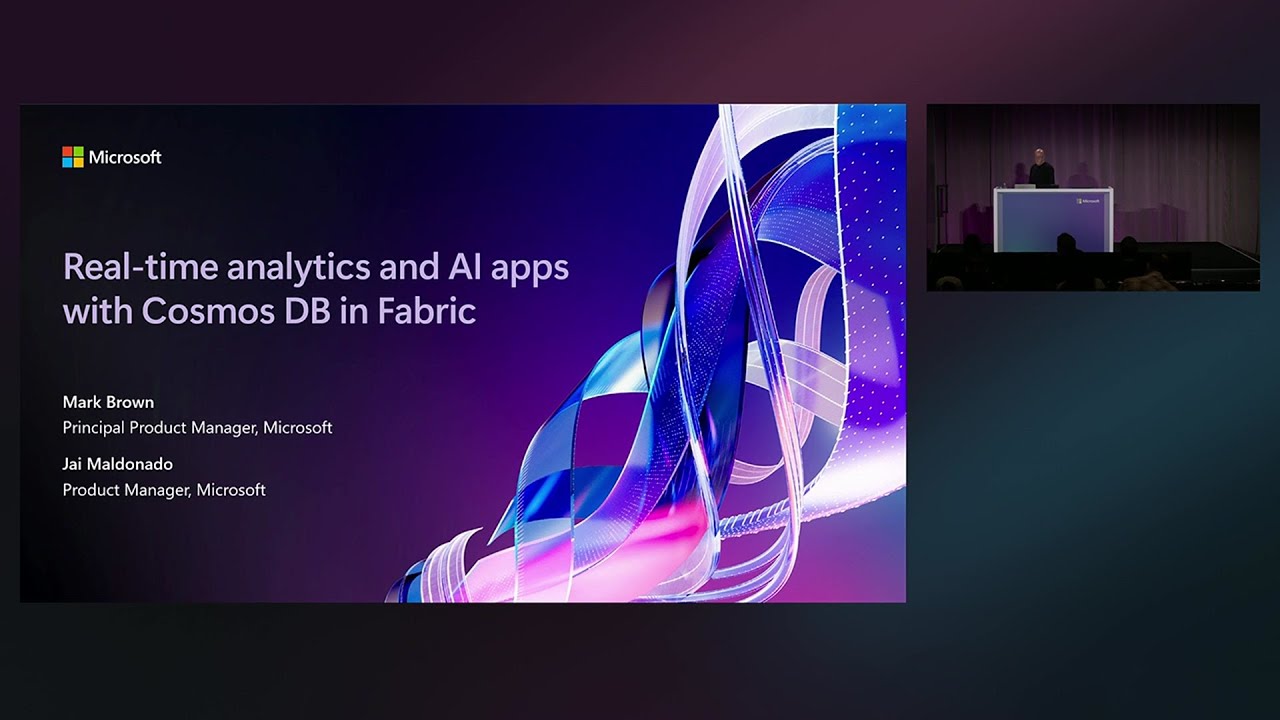 Real-time analytics and AI apps with Cosmos DB in Fabric | BRK228