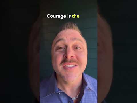 The definition of courage is misunderstood. #selfawareness #personalgrowth #selfawarenessjourney
