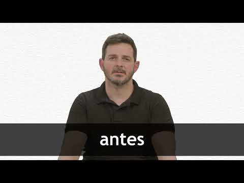 English Translation of “ANTES” | Collins Spanish-English Dictionary