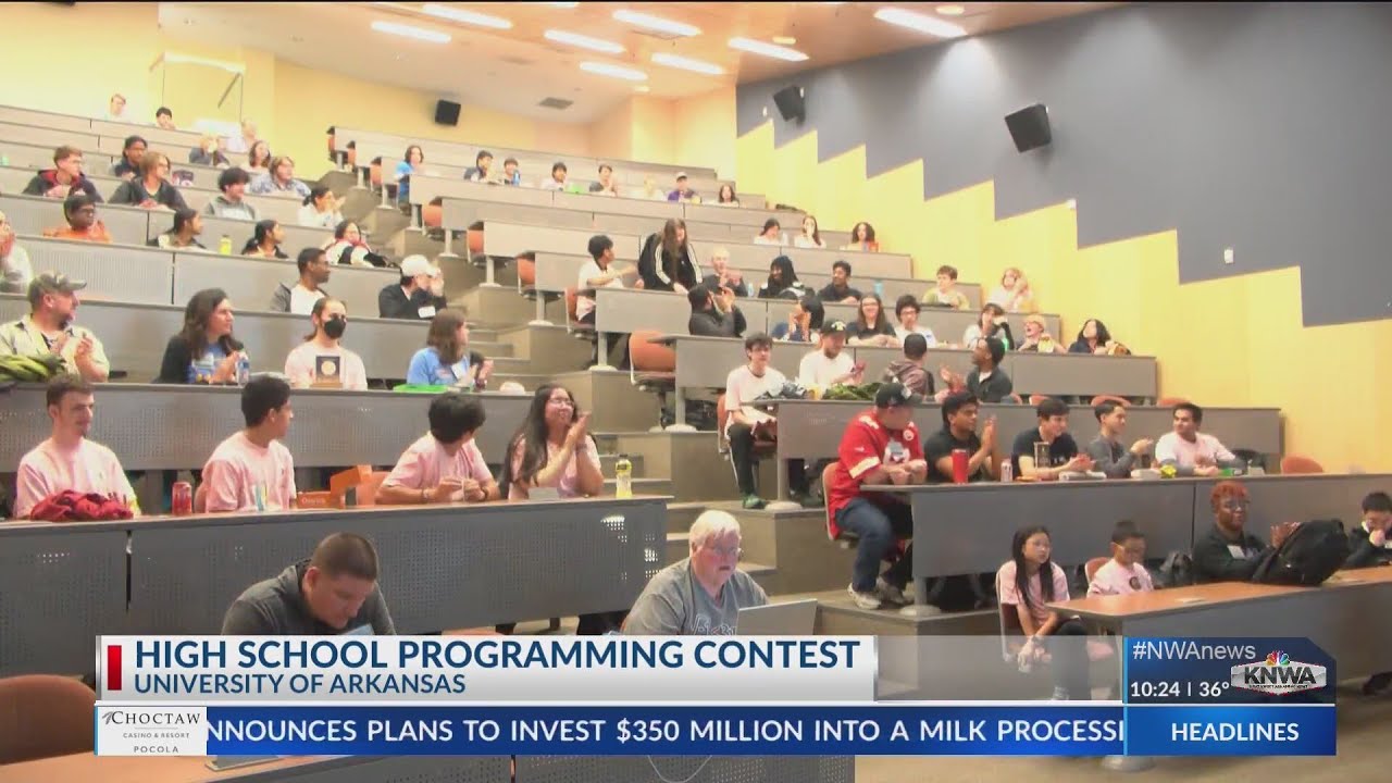 University of Arkansas hosts annual High School Programming Contest
