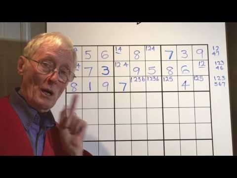 Sudoku. Tutorial #23 Hidden Matching pairs and other techniques.