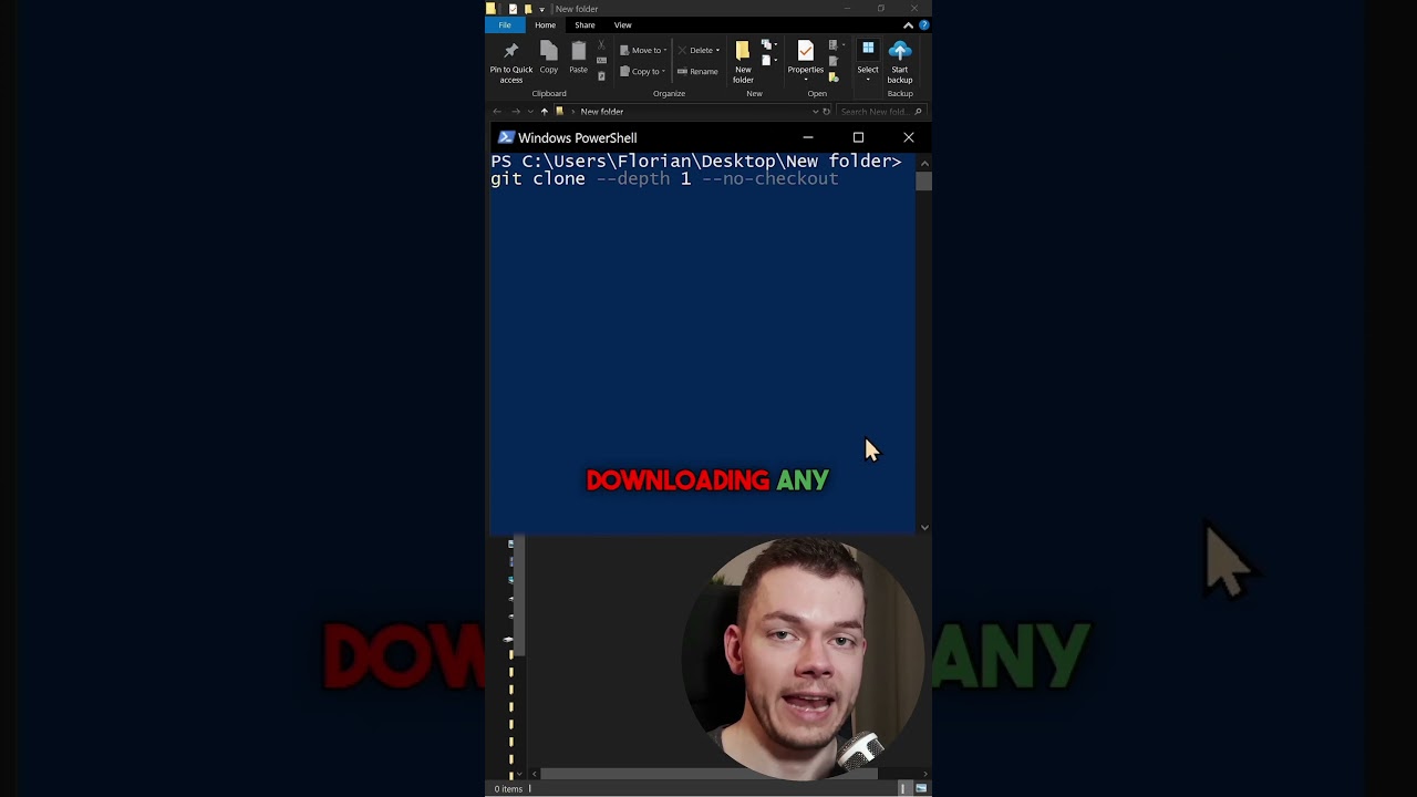 Git Clone A Subdirectory Only 💡 #git #github #webdev #webdeveloper #webdevelopment #learngit #coding