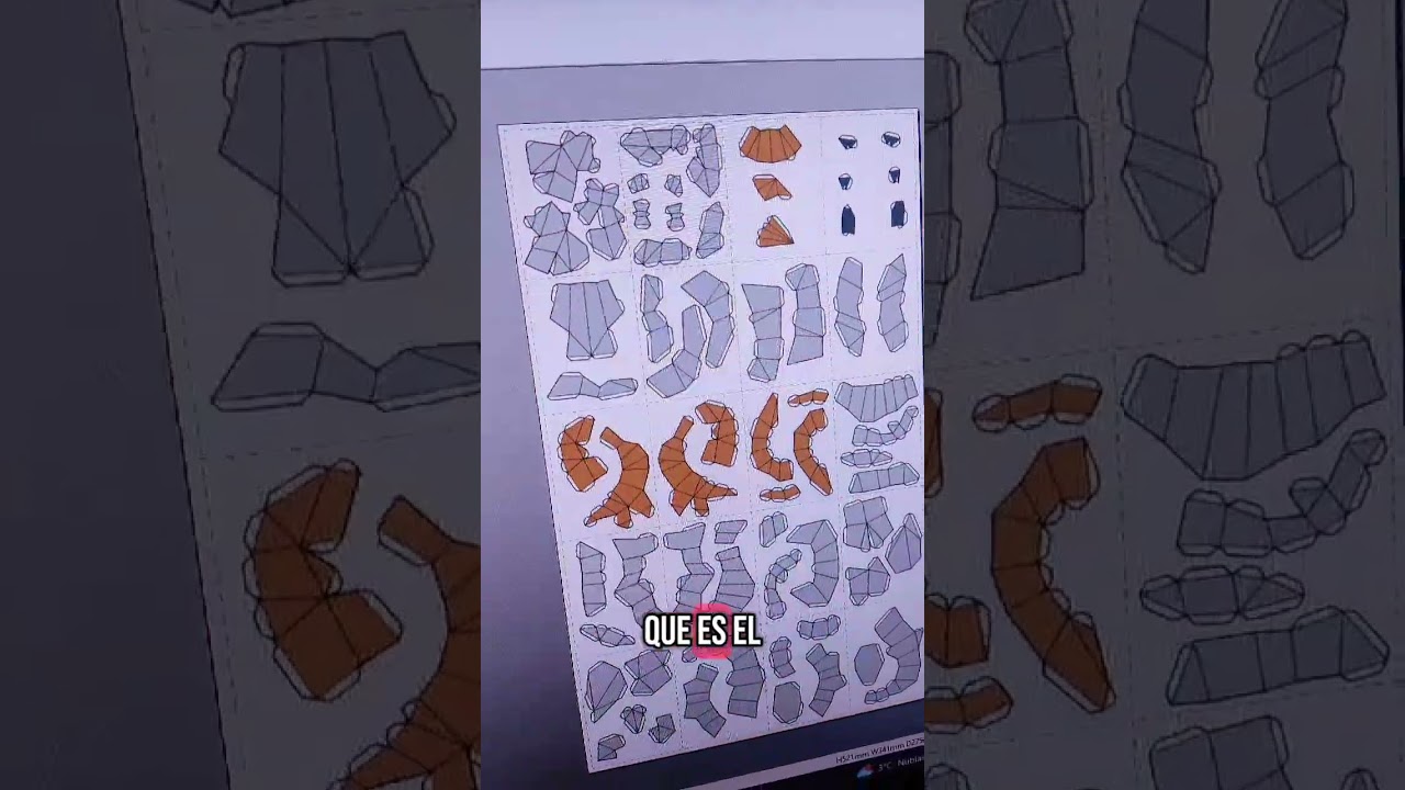 qué programas usar para papercraft #papercraft #3d#papel #blender #pepakura #manualidades