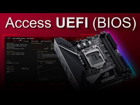 How to Access UEFI BIOS System Setup from Microsoft Windows 11