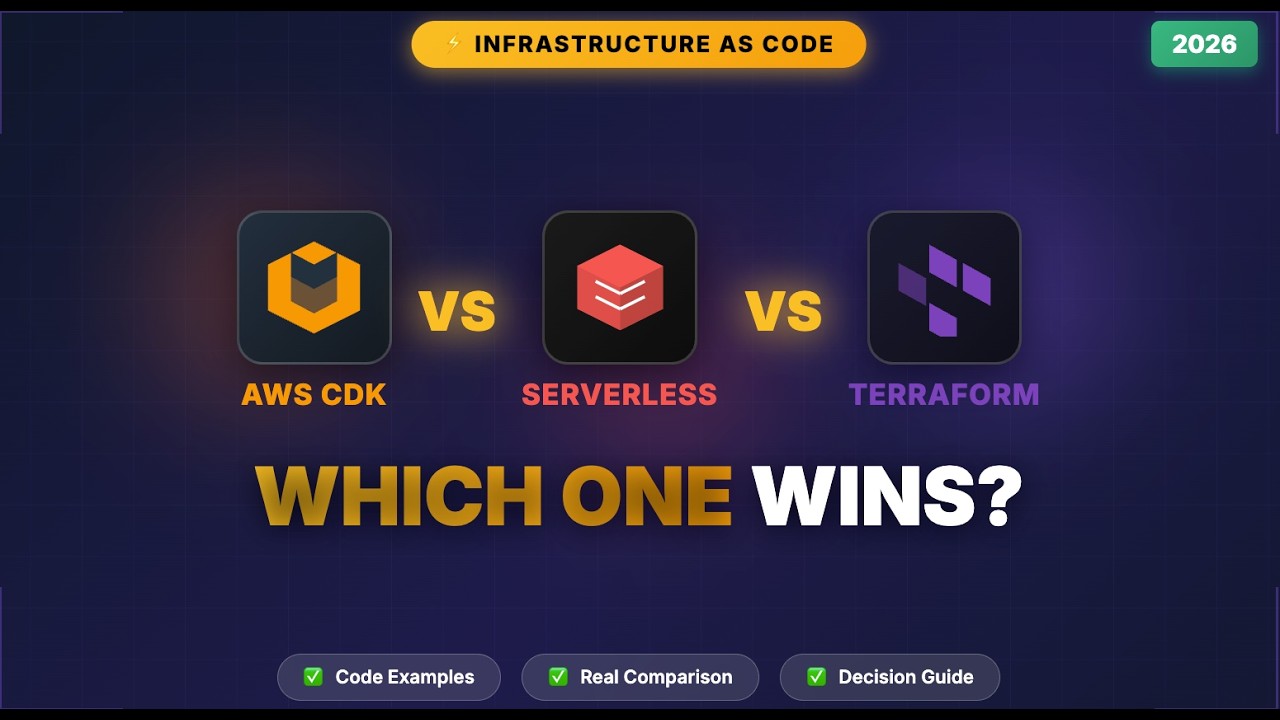 AWS CDK vs Serverless Framework vs Terraform in 2026