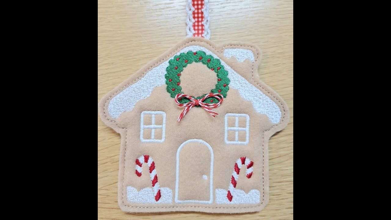 Fixing the Oops! in the Puffy Felt Gingerbread House Ornament