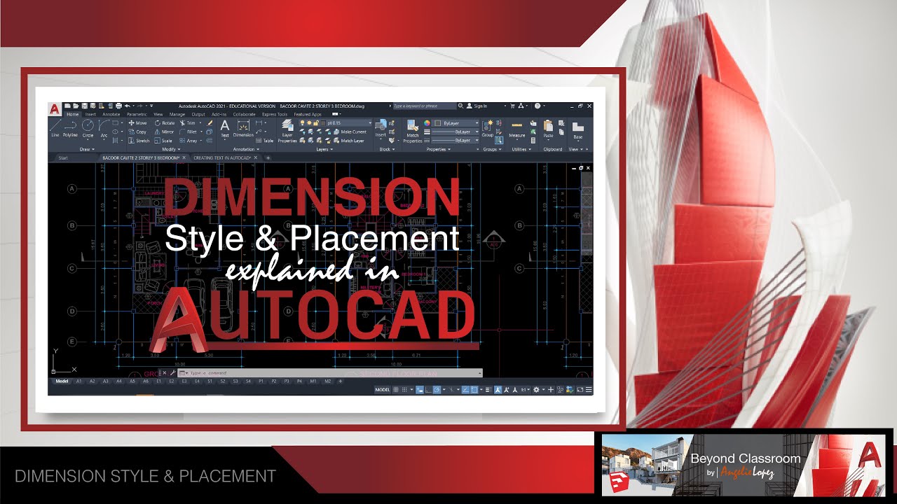 AutoCAD Dimension Setup, Style & Placement