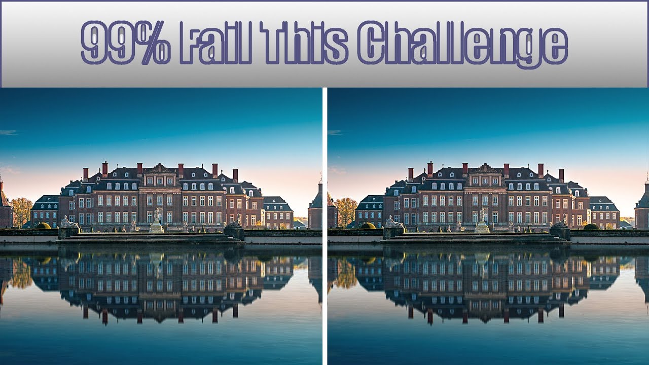 Spot The Difference TAKE THE CHALLENGE 95% can't spot it