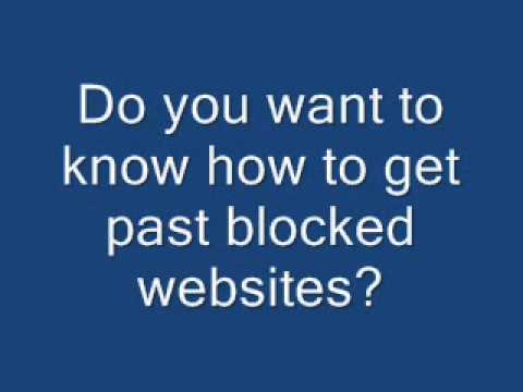 Anonymous Web Proxies