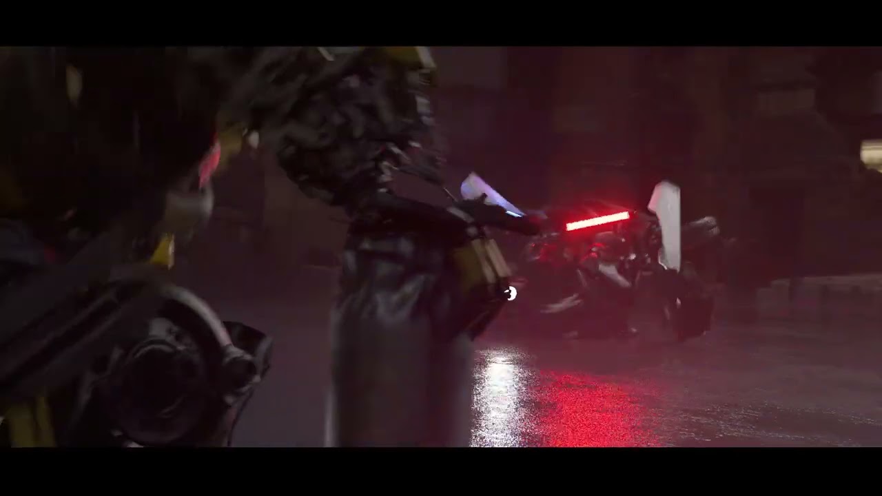 Transformers 3D Animation - Bumblebee vs Barricade