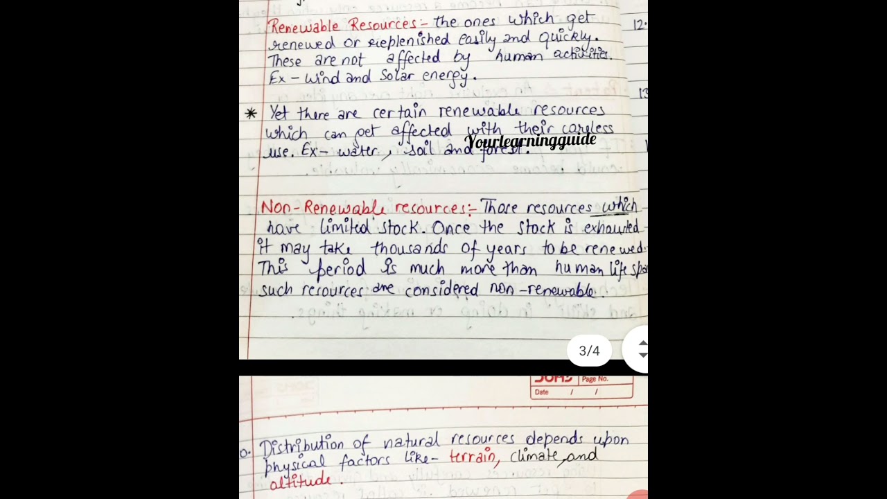 Geography | class 8 | Resources and Development| Download PDF notes