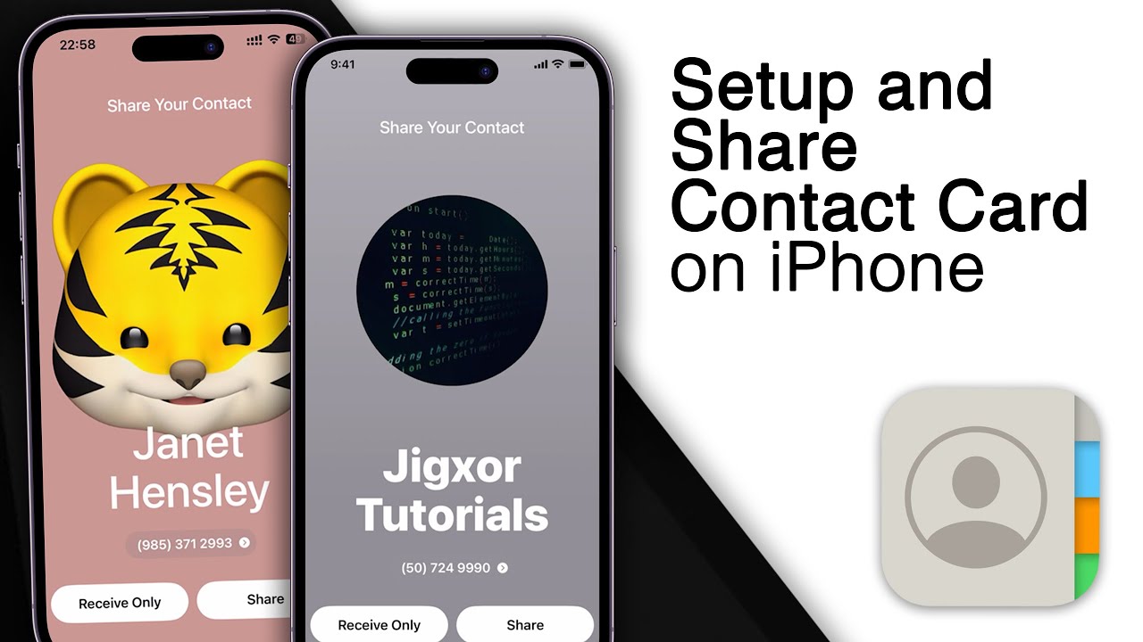 How To Setup and Share Contact Card On iPhone! [iOS 18]
