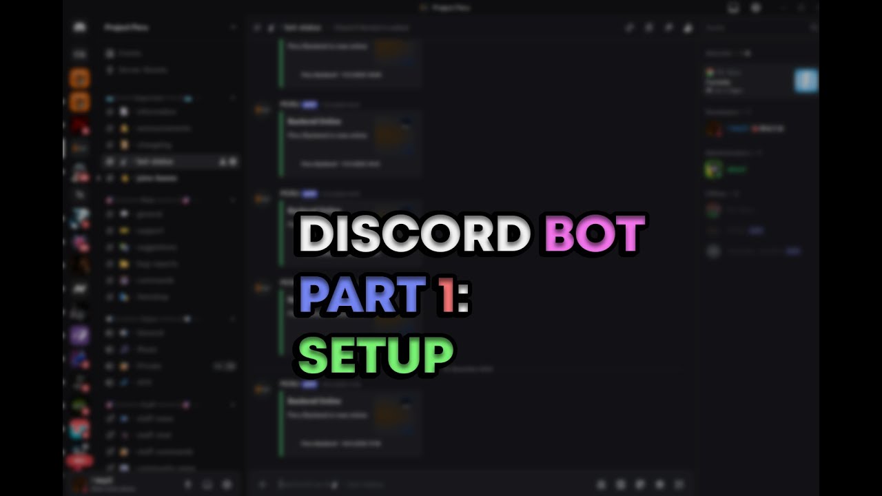 Discord Bot Tutorial: Part 1: SETUP