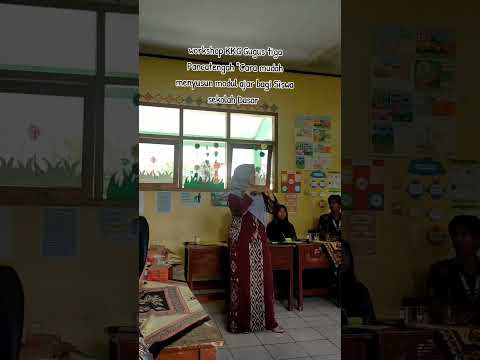 kegiatan workshop KKG GuGus 3 PANCATENGAH
