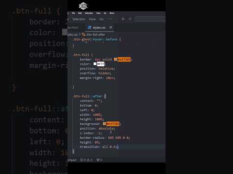 Creative button / #html #css #coding #programming #html5 #css3 #webdesign #shorts #shortvideo