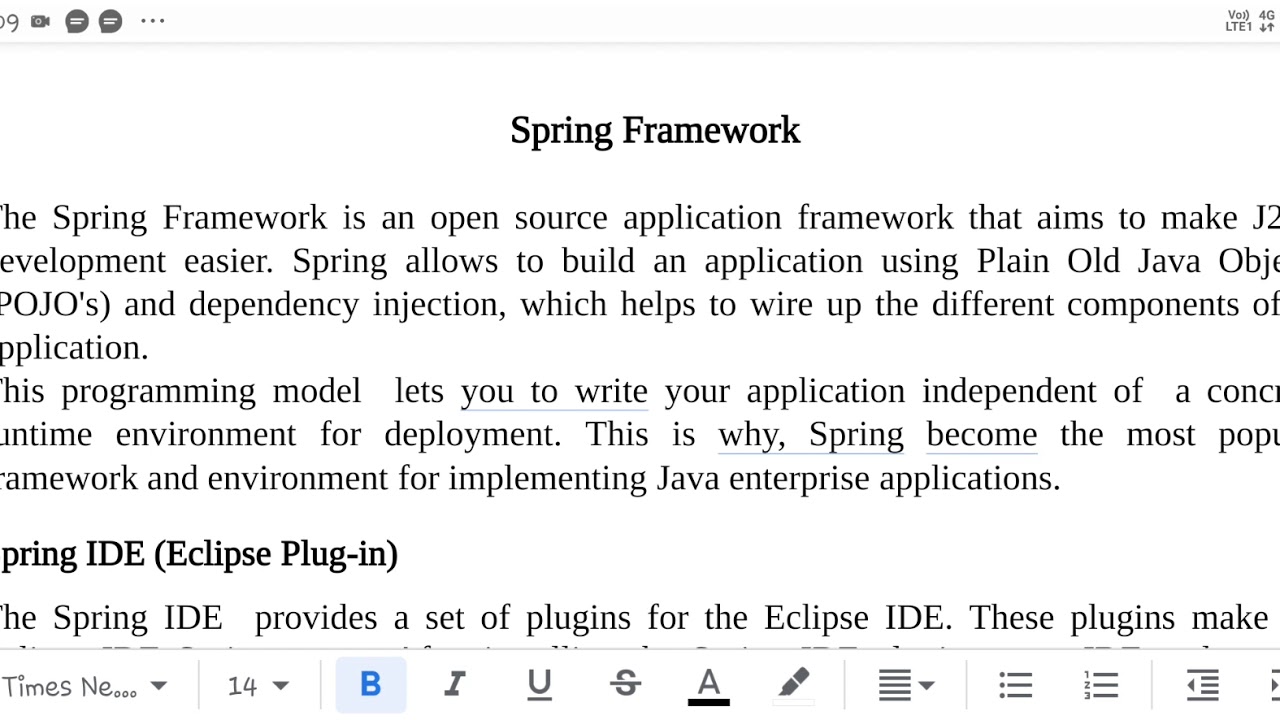 MCS4EB3 Advanced Java Programming : Module 5 - Spring Framework : Part 1 - Introduction