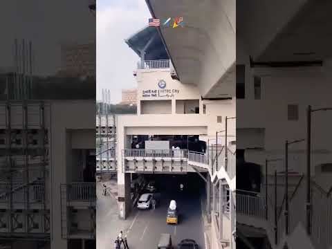 Hitechcity Metro Station Biometrics & Visa Collection #usavisa #hyderabad #shorts