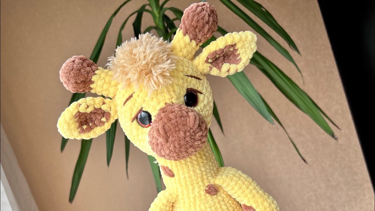 Giraffe crochet Video tutorial / Part 4 / Giraffe crochet pattern ETSY