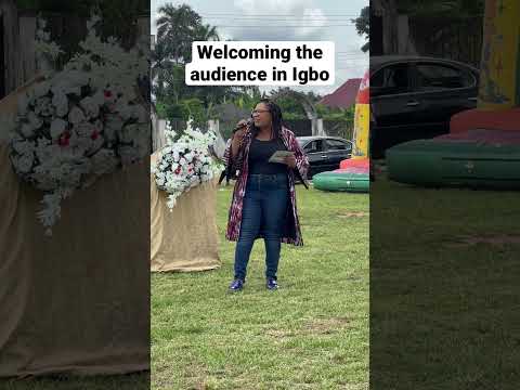 #MCDuties Greeting in Igbo #IsabellaAdediji #MC #Compere #Igbo #EventHost #ImoState #Nigeria