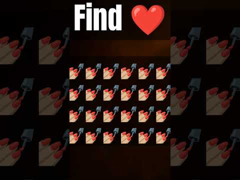 FIND RED HEART EMOJI