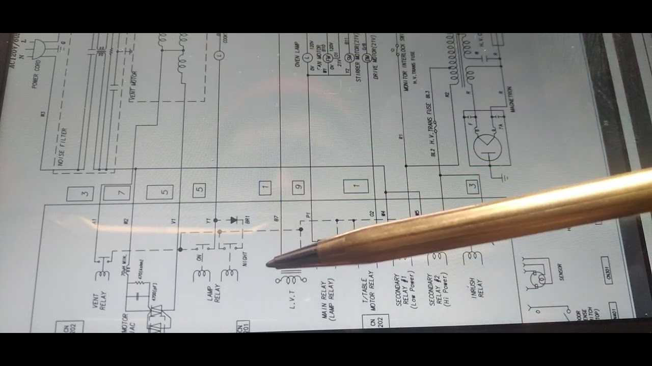 Spanish 🤔 How to Interpret a Microwave Oven Diagram.