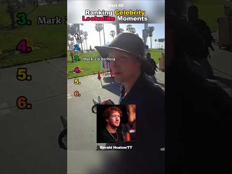Celebrity Lookalike 🙆♂️ Part 42 #ranking #tiktok #celebrity