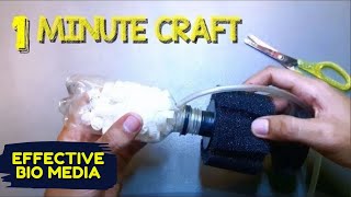 How to make Sponge Filter more efficient with k1 media - The DIY Aquarium