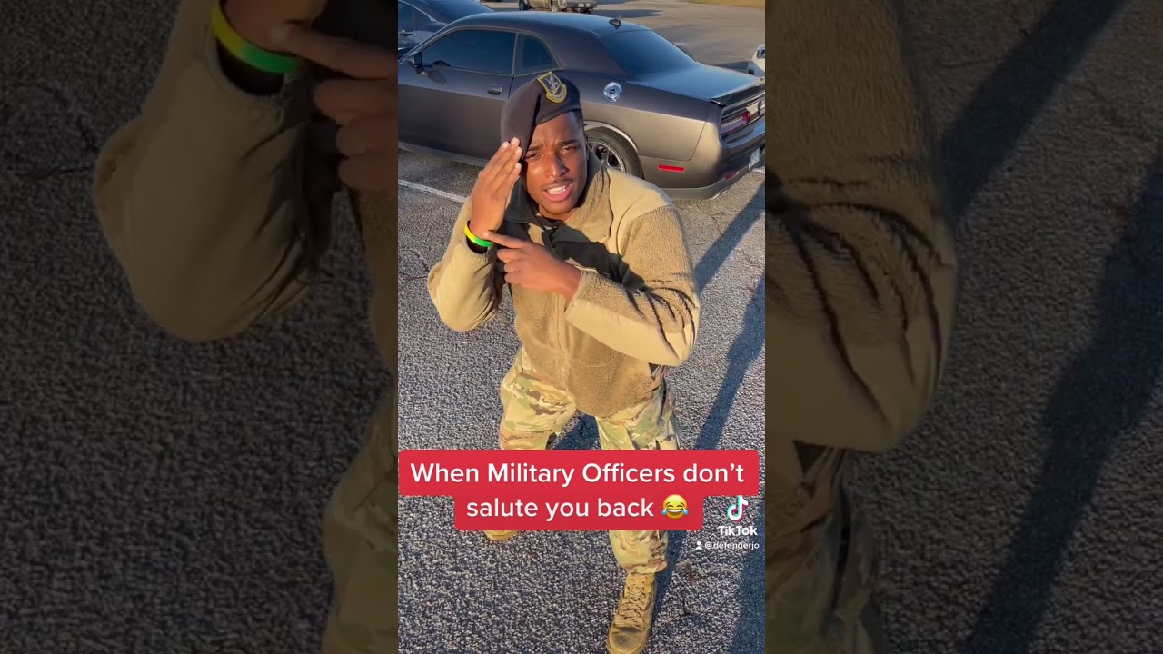 When Military Officers don’t salute you back 🤦🏾‍♂️😭