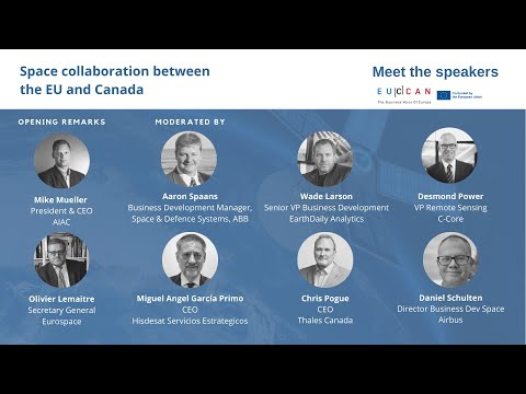 Webinar - Space collaboration between the EU and Canada