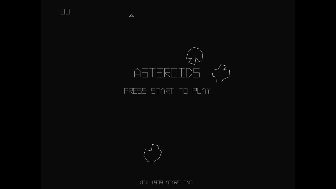 Atari Asteroid Clone Game Using Pygame
