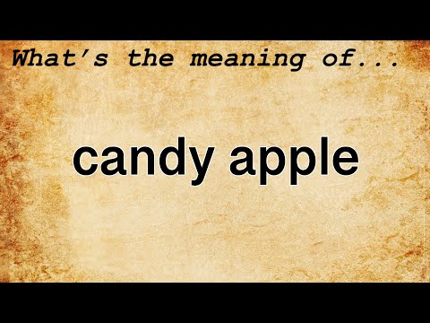 Candy Apple Meaning | Definition of Candy Apple