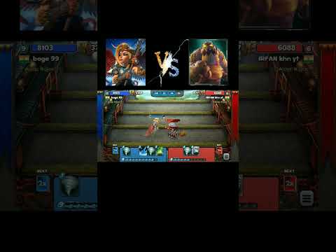 Giant Valkyrie in castle crush | friendly battleβοΈ #shorts #gaming #castlecrush