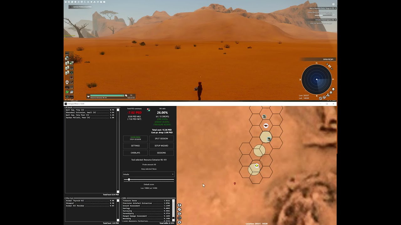 Entropia Universe Mining Tracker v1.0.43