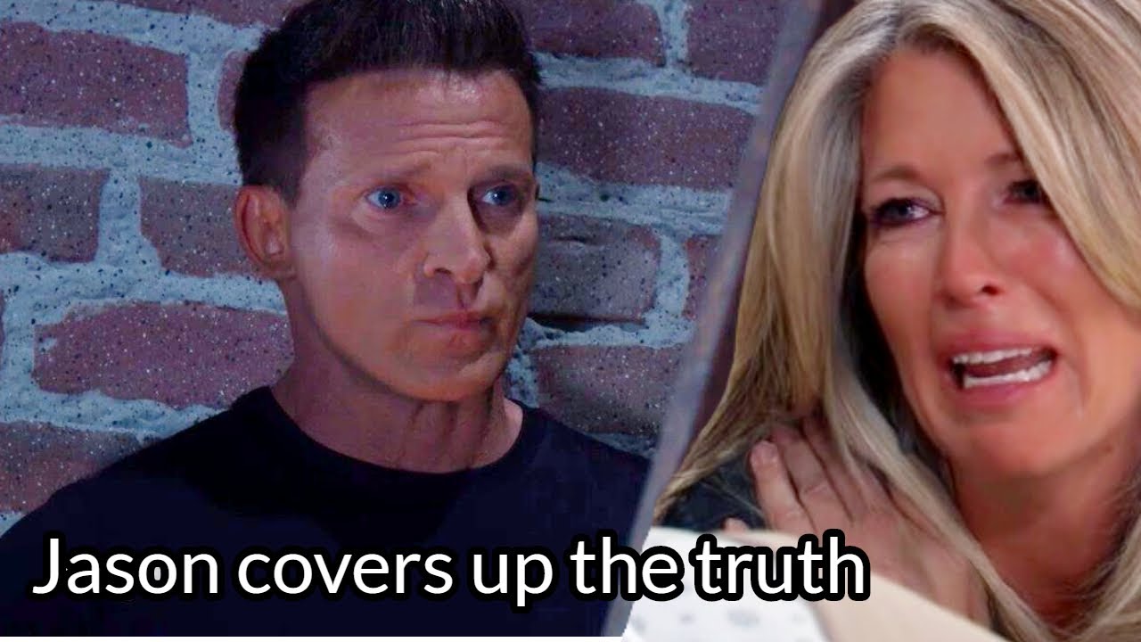 Jason covers up the truth, Carly is surprised