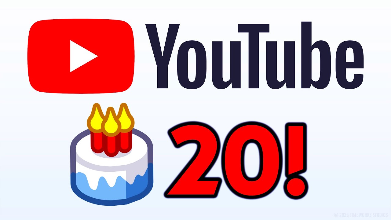 YouTube Just Turned 20 Years Old!