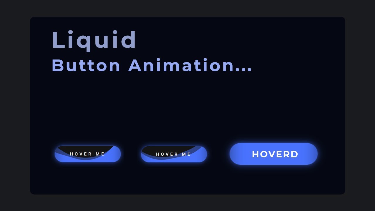 Creative Liquid Button Animation Effect in Pure CSS | CSS Button Animation