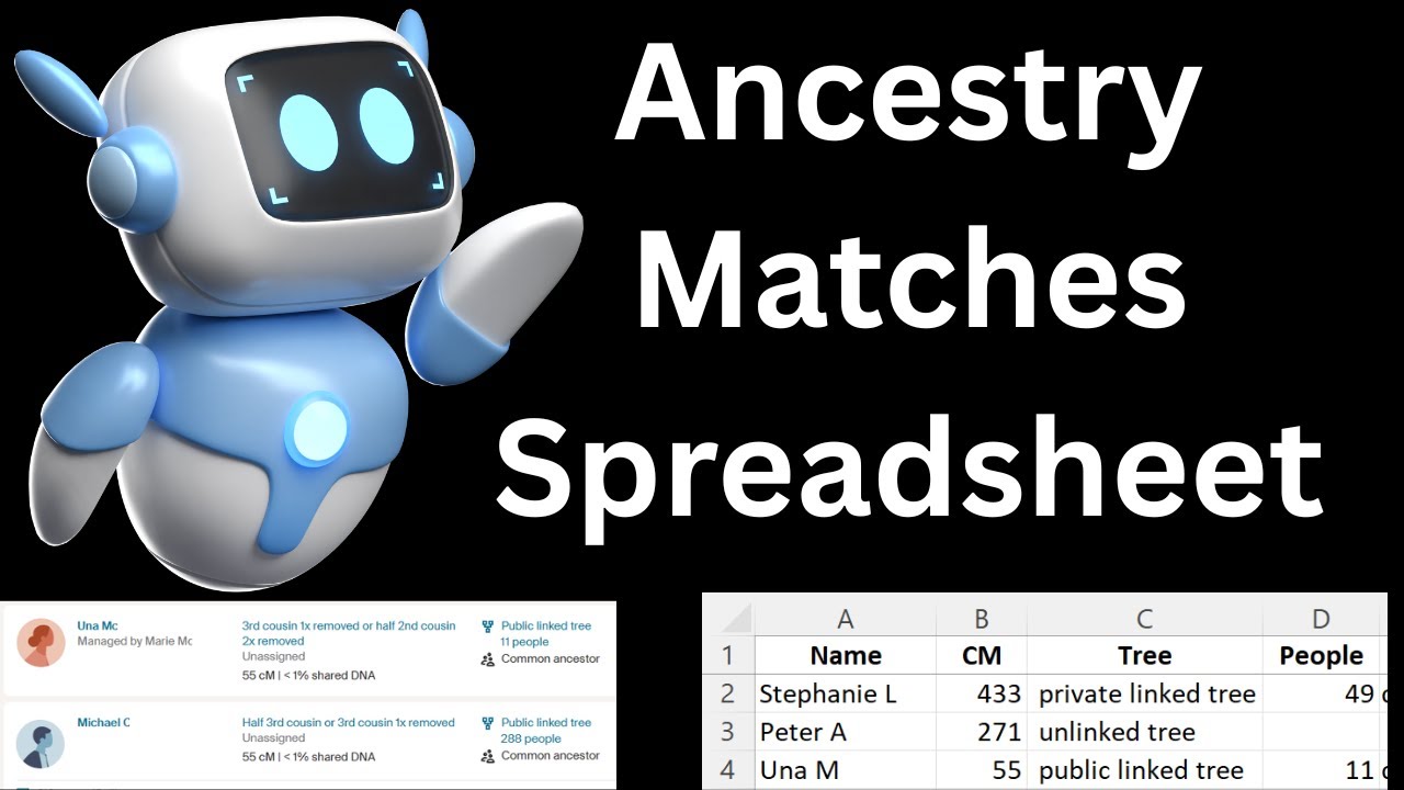Use AI to Download Your Ancestry DNA Matches to Spreadsheet