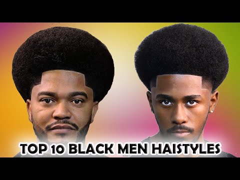 Top 10 Most Beautiful Black Men Haircuts Compilations 2024 โ๏ธ Taper fade | Afro | Mid Fade | Twists