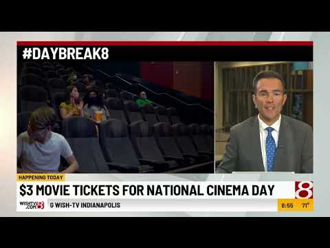 3 dollar movie tickets for National Cinema Day