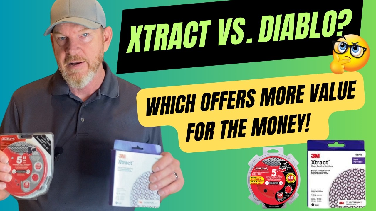 The Ultimate Sandpaper Faceoff: 3m Xtract Vs. Diablo