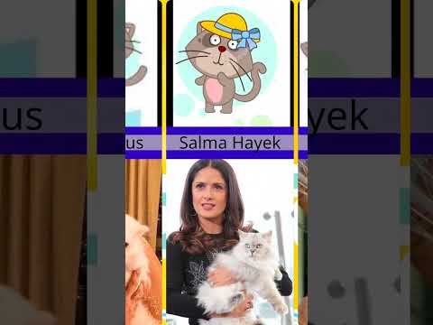 Hollywood actors and their cats shorts #shorts #cat #fannycat
