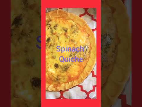 Easy Spinach Quiche 😋#food #shorts