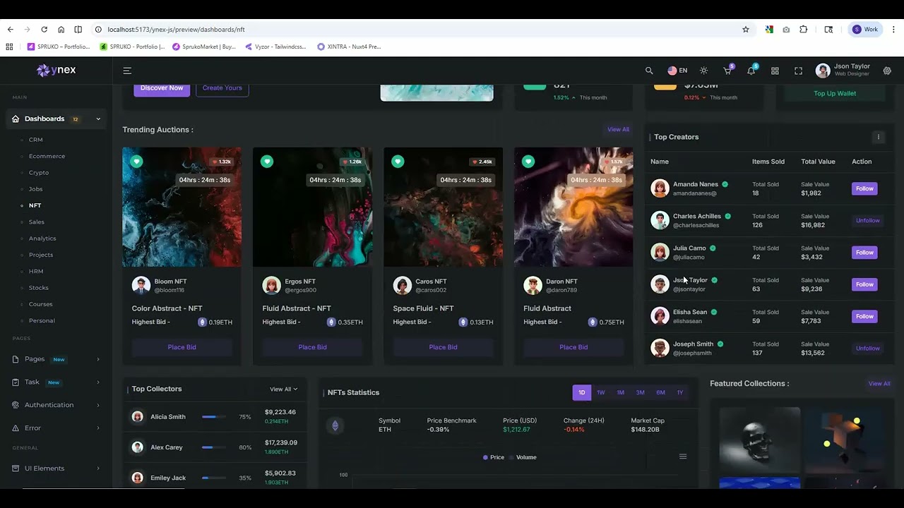 Ynex – React JavaScript React-Bootstrap Admin Dashboard Template | Installation Guide
