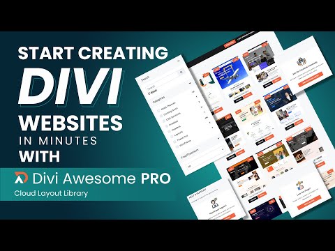 Divi Awesome Pro - Premade Divi Templates, Child Themes and more