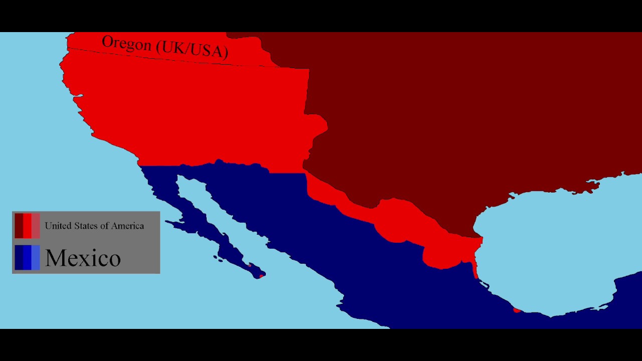 [Outdated] Mexican-American War animated map - 1846-1848
