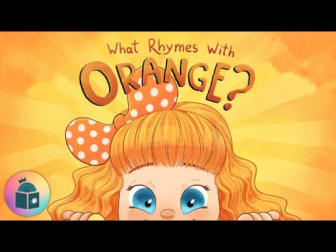 πWhat Rhymes With Orange - Mr. B! Animated Kids Book Read Aloud