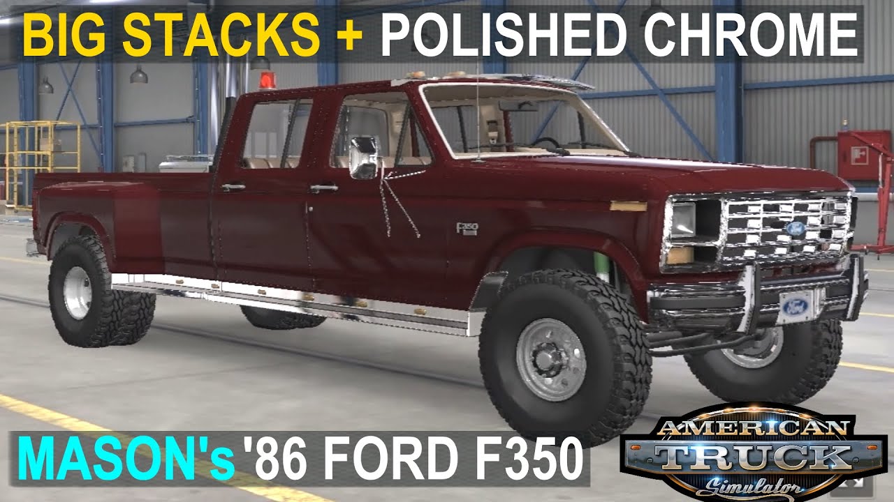 Chrome Parts for Mason's 86 FORD F350 V1m - ATS