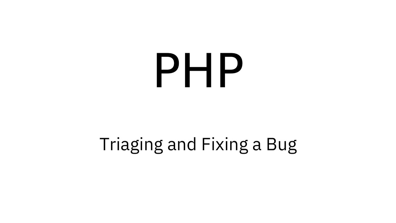 Development: Triaging an Xdebug issue, but fixing a PHP bug